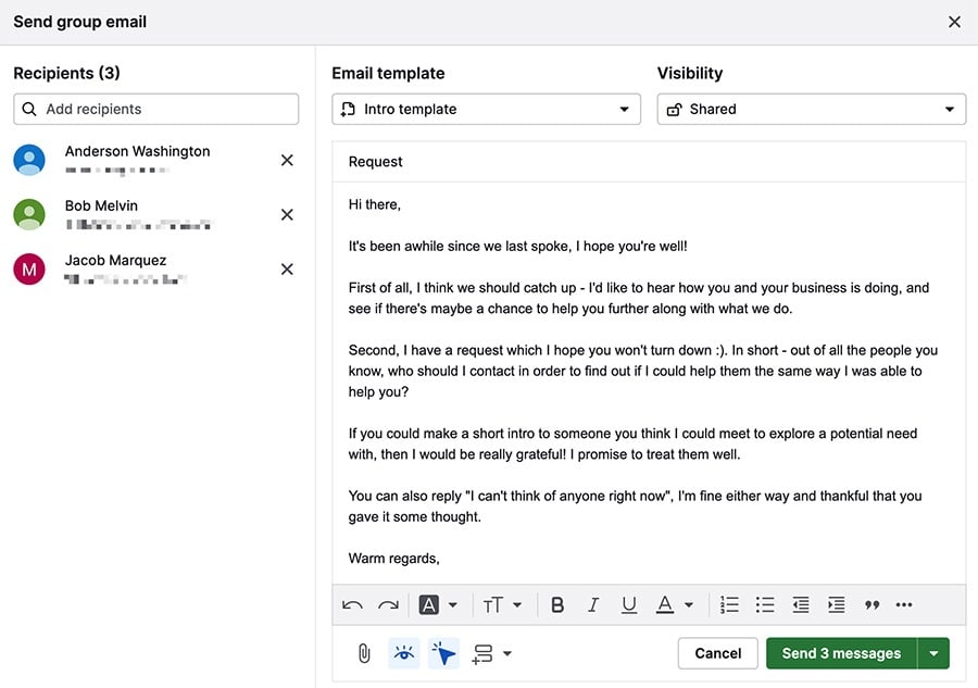 Group emailing - Knowledge Base | Pipedrive